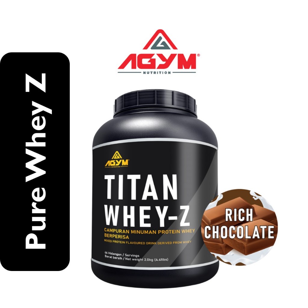 AGYM Pure Titan Whey 2.0kg High-Quality Protein Supplement | Shopee ...