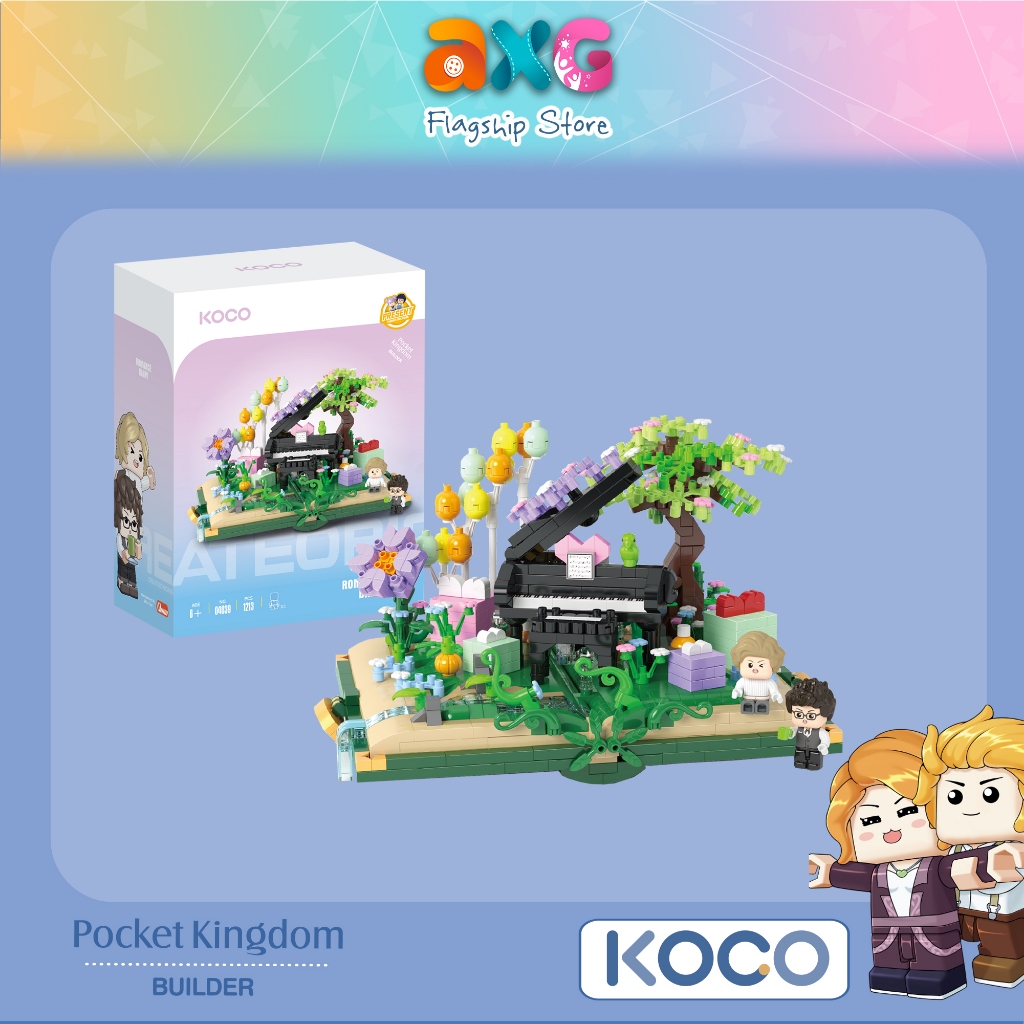 KOCO Romance Diary Blue Danube Micro Mini Building Brick Set (1213 Pcs ...