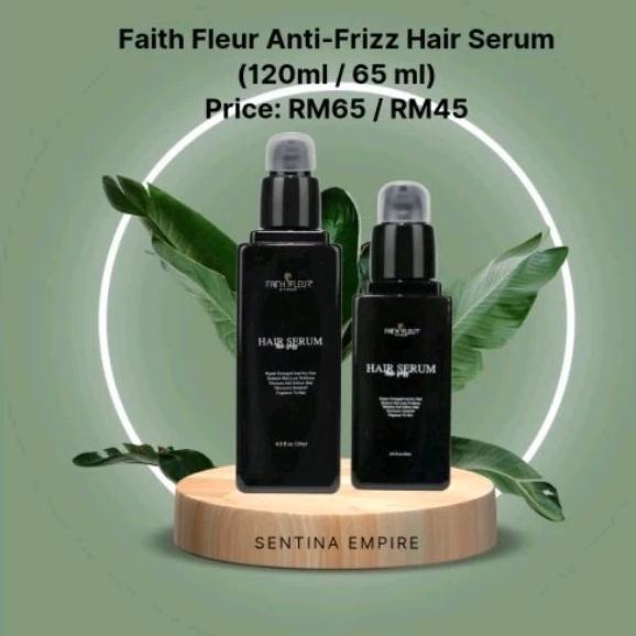 Faith Fleur Anti Frizz Hair Serum (Ready Stock - Original HQ) | Shopee ...