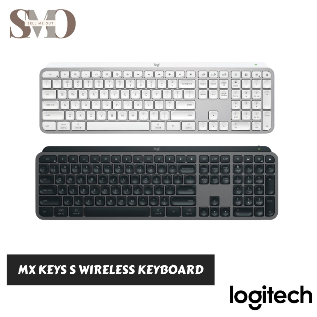Genuine Logitech MX Keys S Advanced Illuminated Wireless Keyboard | Shopee Malaysia