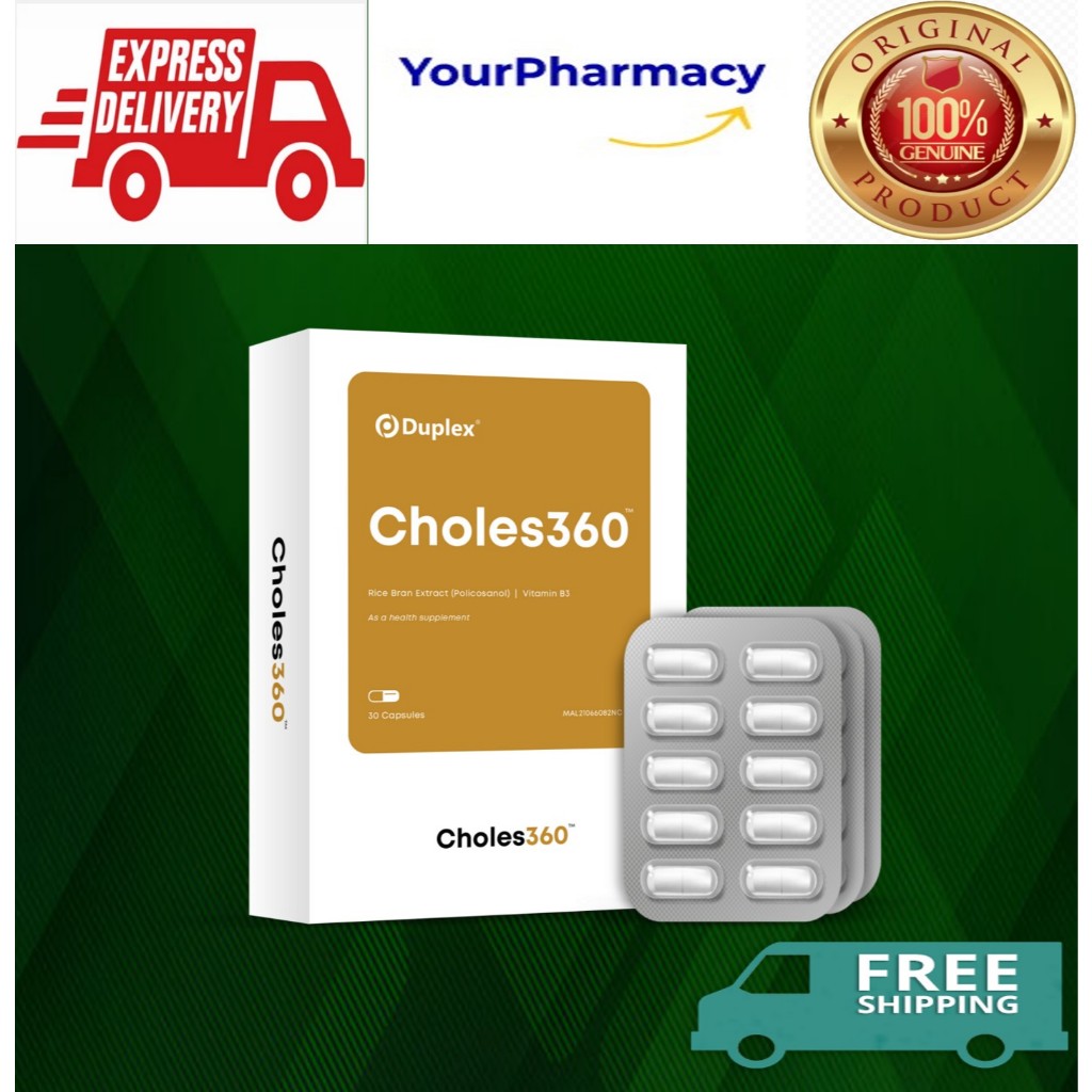 Duplex Choles360 Oryza Sativa Bran Extract 30s , Nicotinic Acid 30s ...