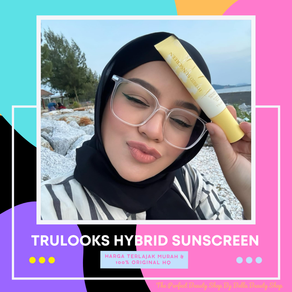 🔥 PALING HOT ️👉 TRULOOKS HYBRID CERAMIDE SUNSCREEN PILIHAN MUA BELLAZ ...