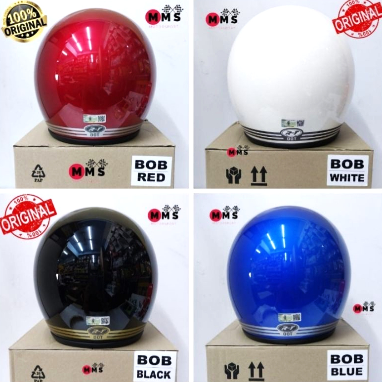 Helmet BOB RT R-T 3 Button (Free BELL Cap) Sirim Certificated RT Legend ...