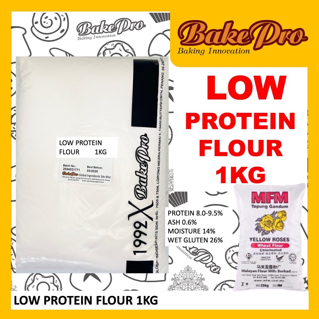 LOW PROTEIN FLOUR 1KG | Shopee Malaysia