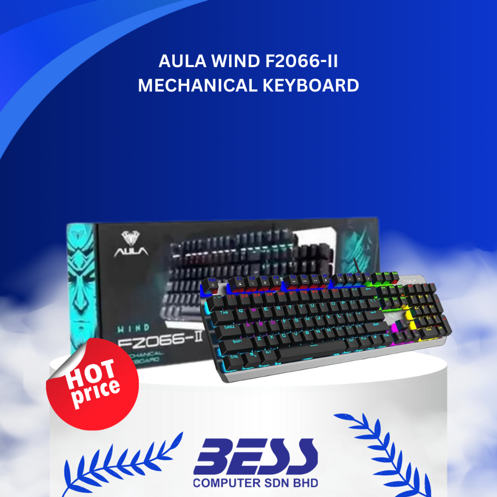 AULA WIND F2066-II MECHANICAL KEYBOARD | Shopee Malaysia
