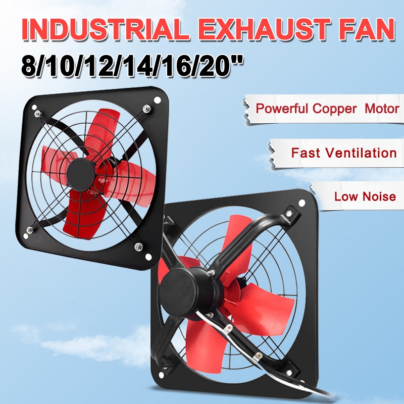 8.10.12.14.16.20 inch Exhaust Fan Industrial Wall Type Toilet Kitchen ...