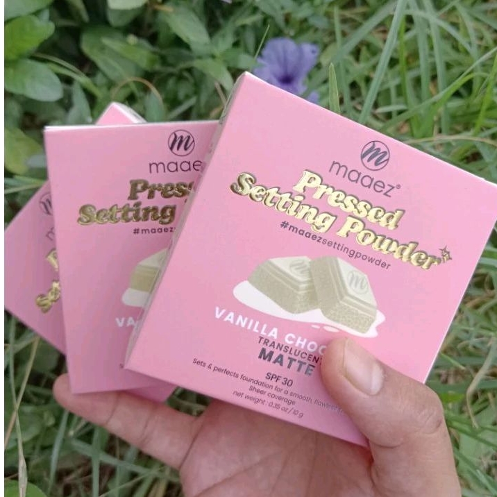 [NEW SHADES] Maaez Pressed Setting Powder | Shopee Malaysia