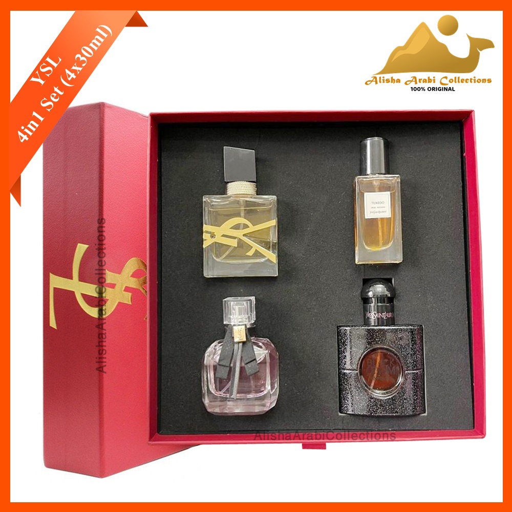 💯% Y$L 4in1 Red Box Perfume Set 4x30ml | Shopee Malaysia