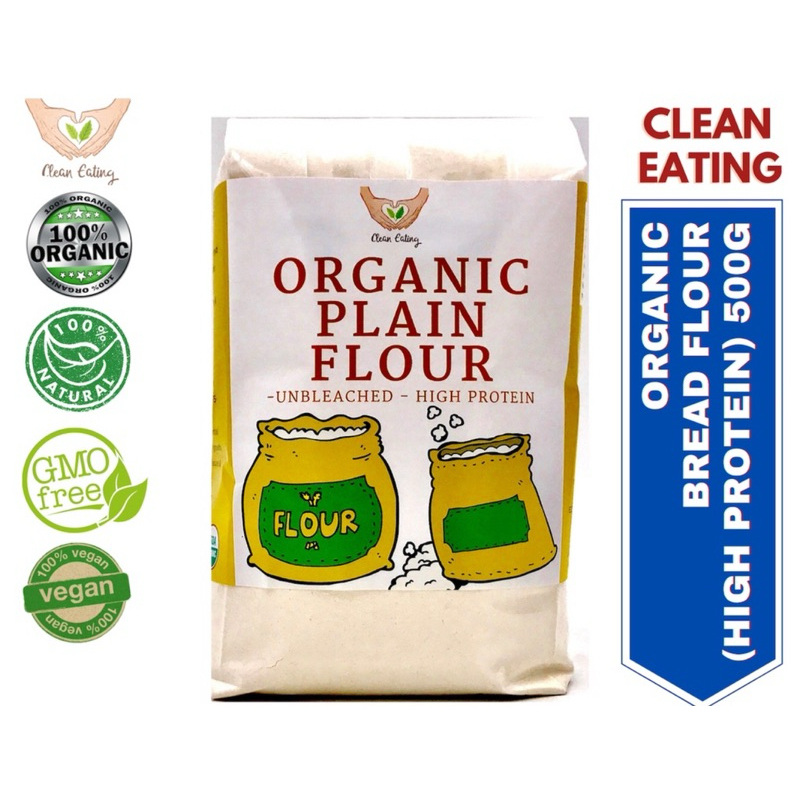 CE Organic High Protein Flour / Organik Tepung Roti Sourdough | Shopee ...
