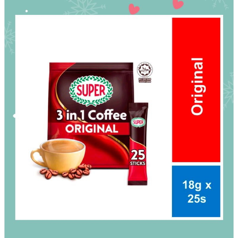 Super Original Instant Coffee 25s X 18g | Shopee Malaysia