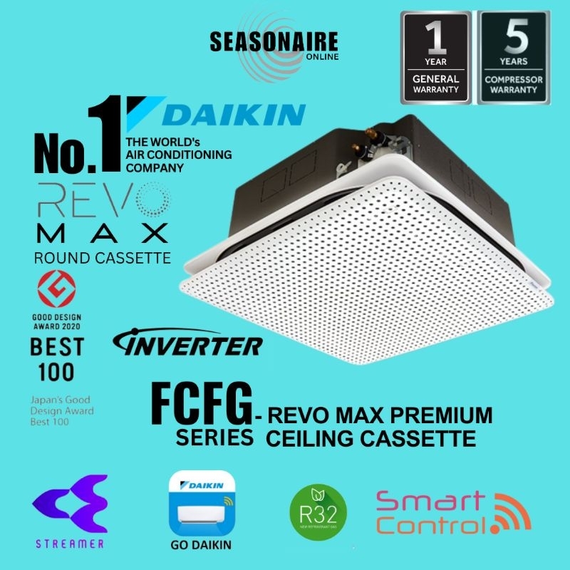 [NEW]™DAIKIN REVO MAX PREMIUM CASSETTE INVERTER TYPE AIR COND | Shopee Malaysia