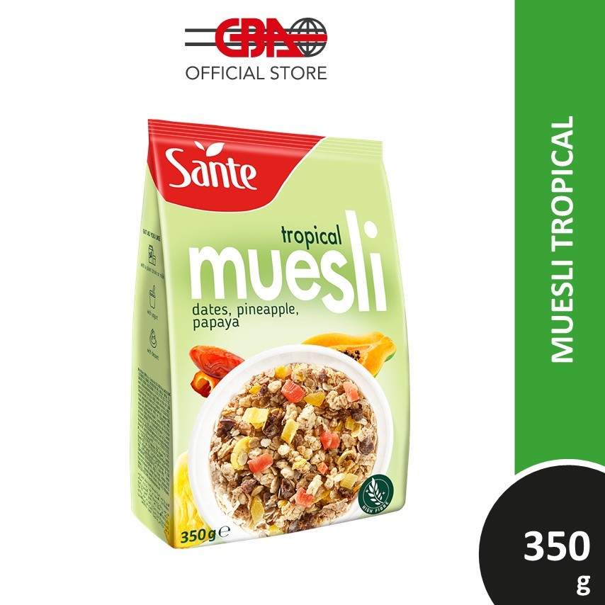 Sante Muesli Tropical 350g (EXP 14/Jan/2026) | Shopee Malaysia