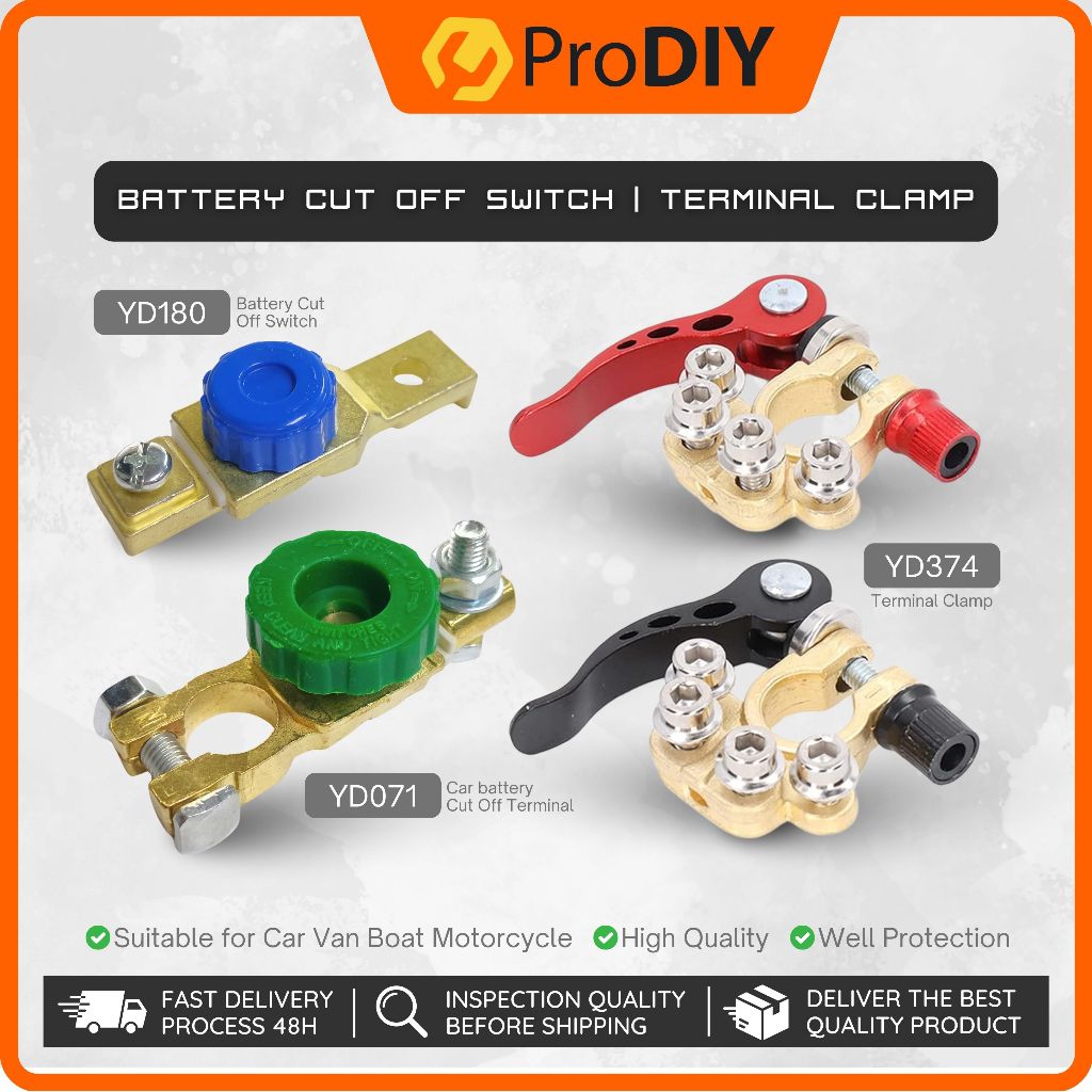 1PCS Motorcycle Battery Power Cut Off Switch Terminal Disconnect Car ...