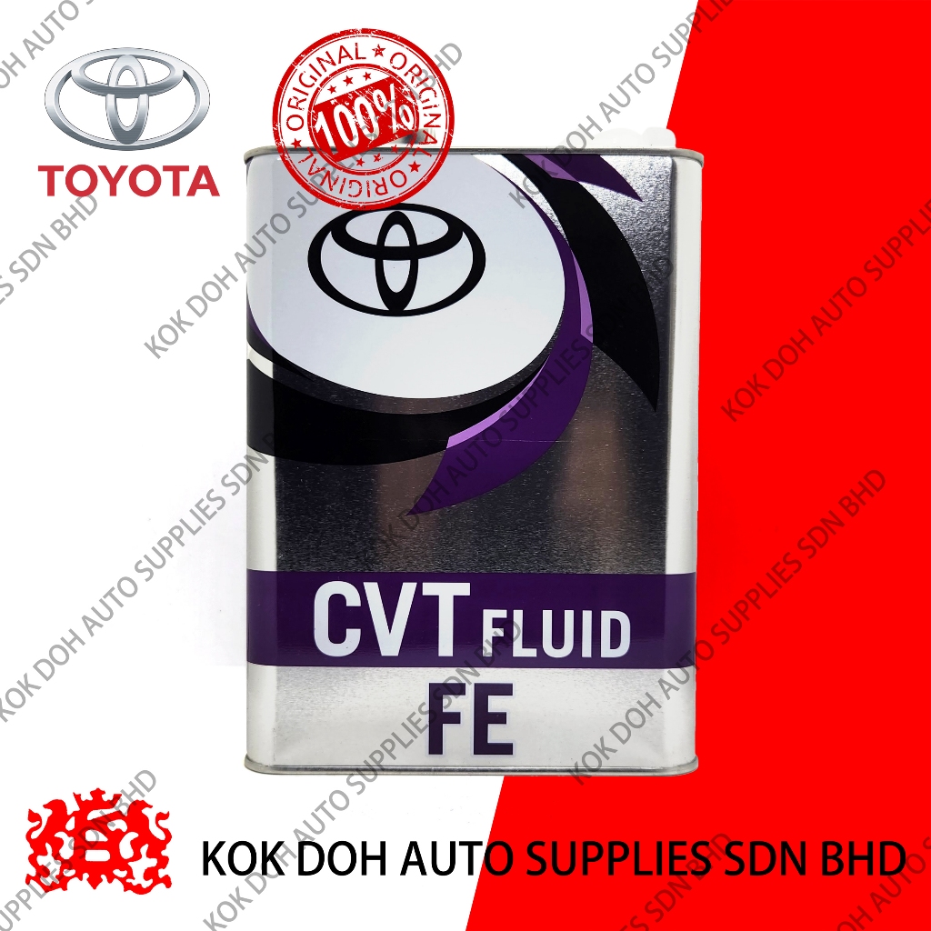 [100% ORIGINAL]TOYOTA AUTO TRANSMISSION FLUID FE CVT GEAR OIL(4L ...