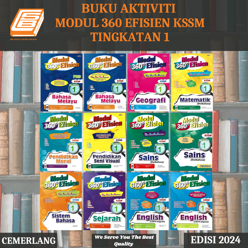 [SBCB] Buku Aktiviti : Modul 360 Efisien KSSM Tingkatan 1 ( Cemerlang ...