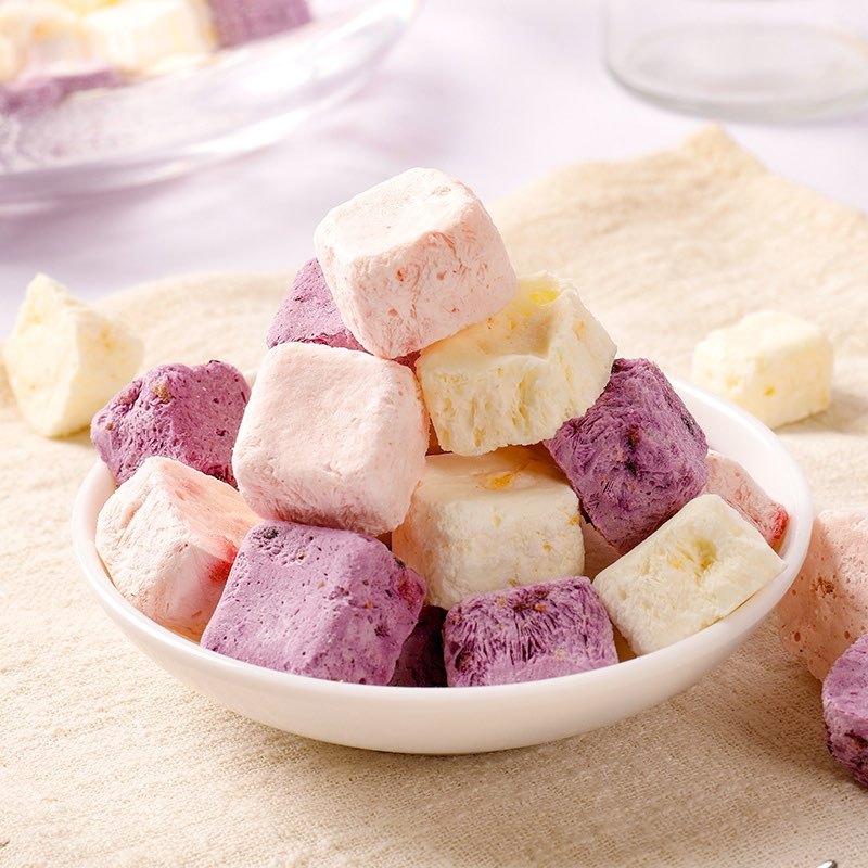 (ReadyStock) Yogurt Cube Freeze Dried Yogurt Yoghurt Cube 100G | Shopee ...