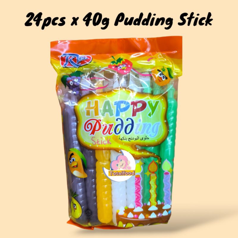 24pcs x 40g Rico Happy Pudding Stick fruits flavour chill for freeze ...