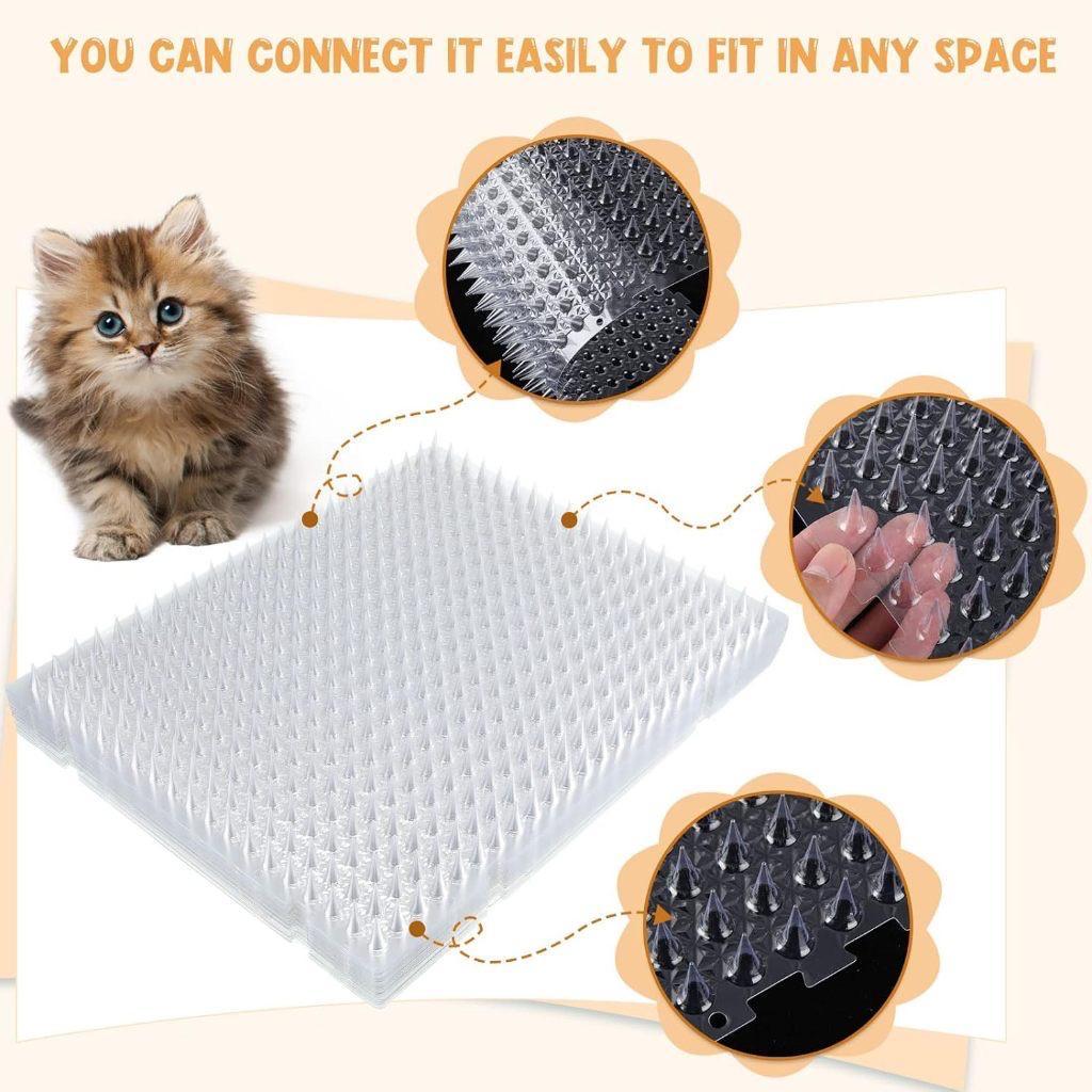 READY STOCK Garden Cat Scat Mat Anti Cat Bird Spike Repellent Mat ...