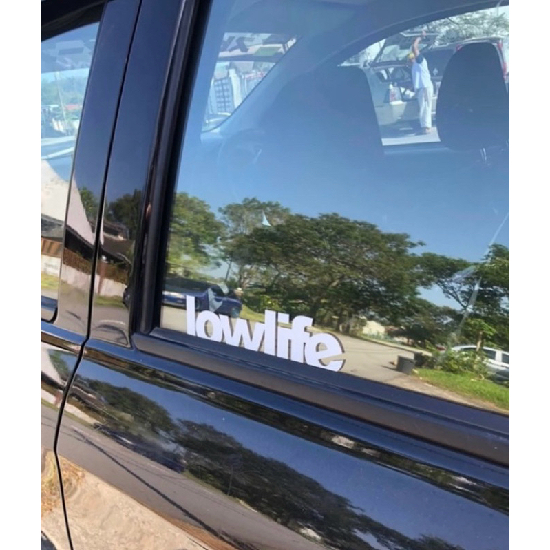 JDM🔰 Lowlife Slammed Car Sticker Waterproof | Shopee Malaysia
