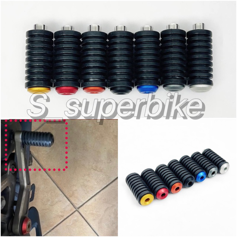 Racing footrest pedal head for motorcycle racing footrest pedal head ...