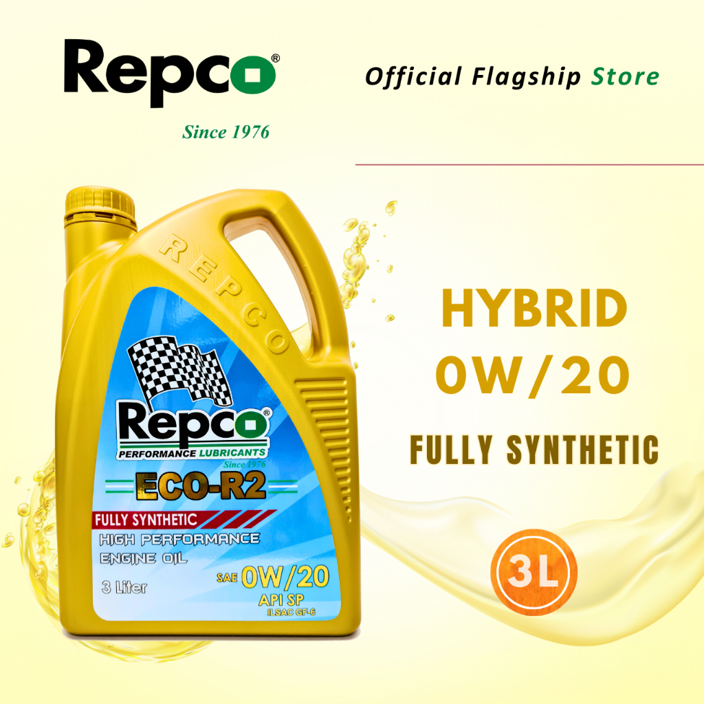 Repco® Eco-R2 0W/20 API-SP Premium Fully Synthetic High Performance ...