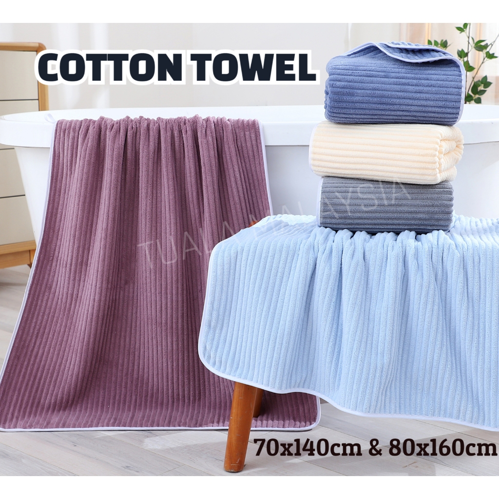 TUALA MANDI SERAP AIR Cotton Fiber Towel Cotton BATH TOWEL KAIN MANDI ...