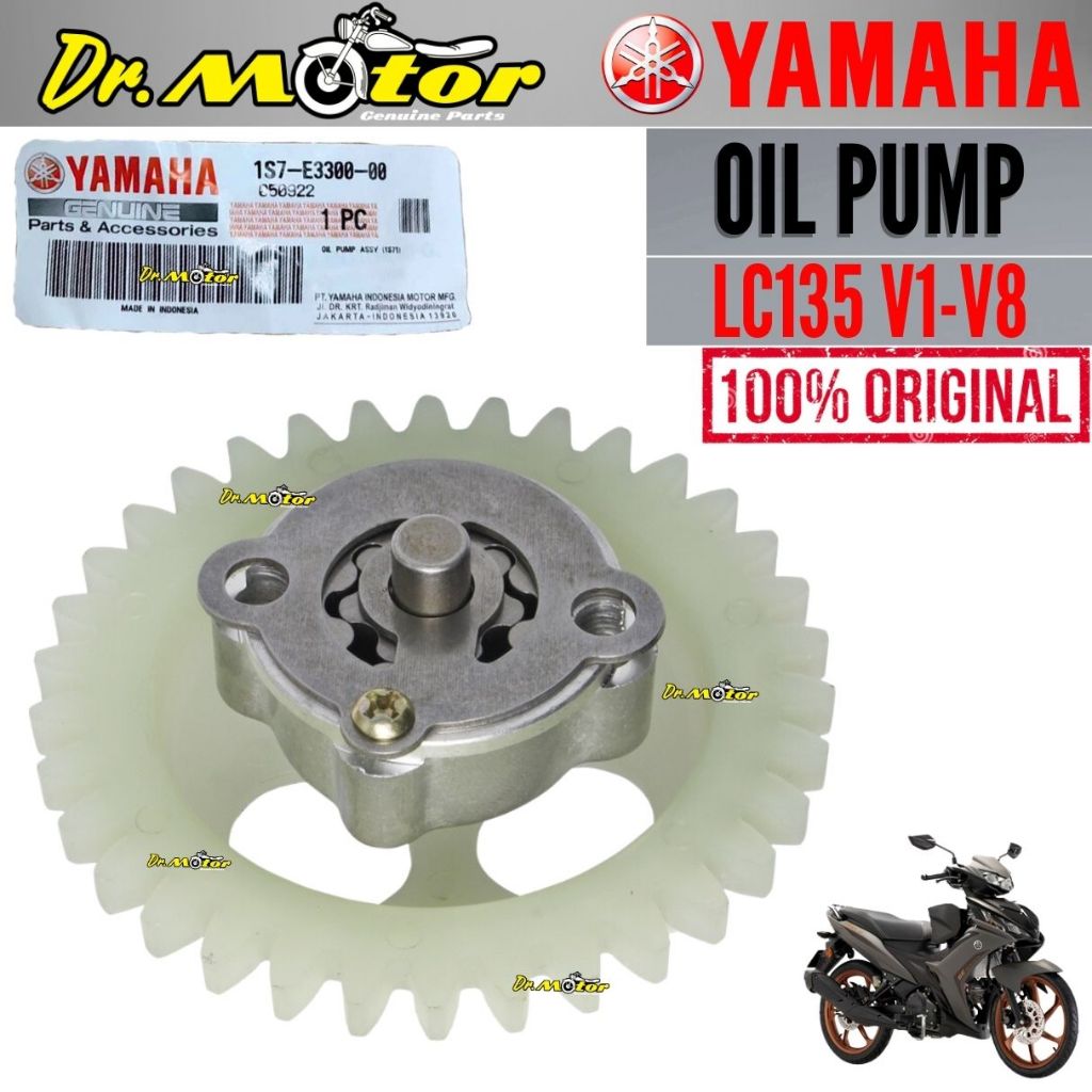 LC135 LC 135 V1-V8 5 SPEED 5S Oil Pump Assy With Gear Oil Pamp Enjin Minyak Pam Engine 1S7-E3300 ...