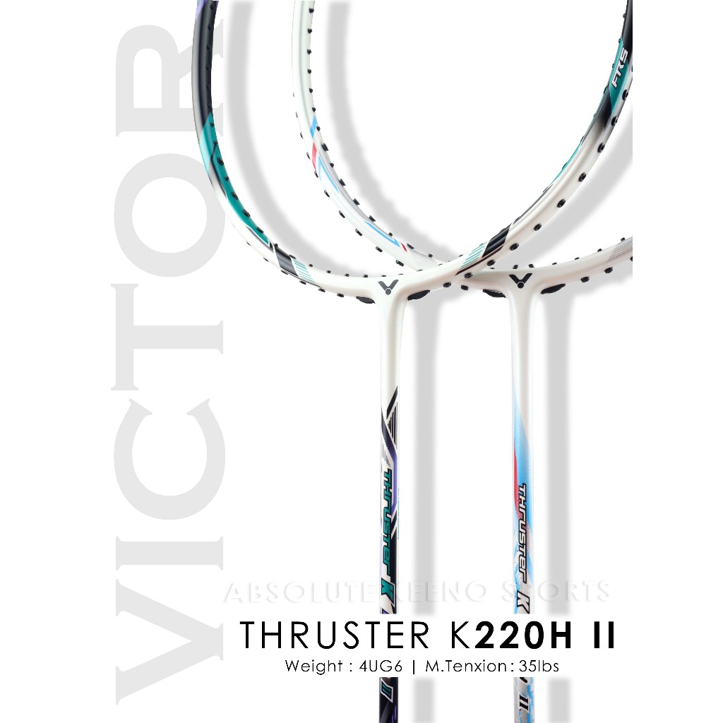 VICTOR Thruster K220H II Badminton Racket | Shopee Malaysia
