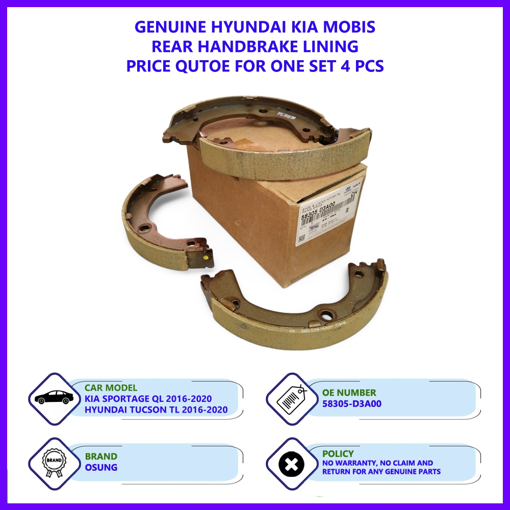 Kia Sportage QL / Hyundai Tucson TL 2016-2020 Genuine Original ...