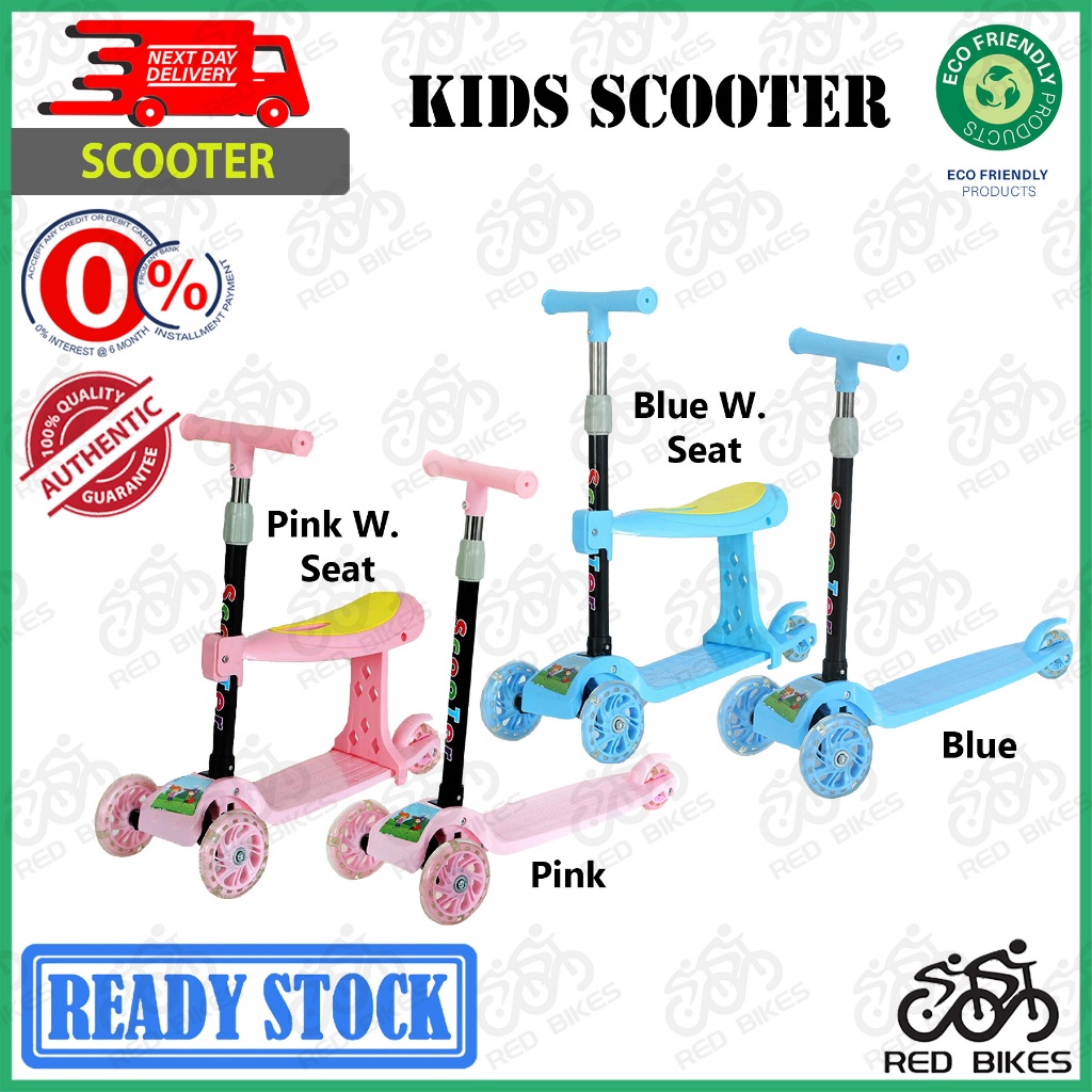 Kids Scooter Balance With LED Wheel Light ( 3 Wheel Balance Scooter ...
