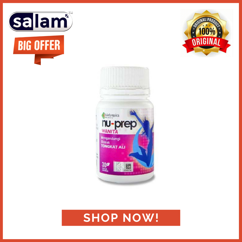 [JUN PROMO + FREE GIFT] NU-PREP WANITA Health Supplement (30 Capsules) | Shopee Malaysia