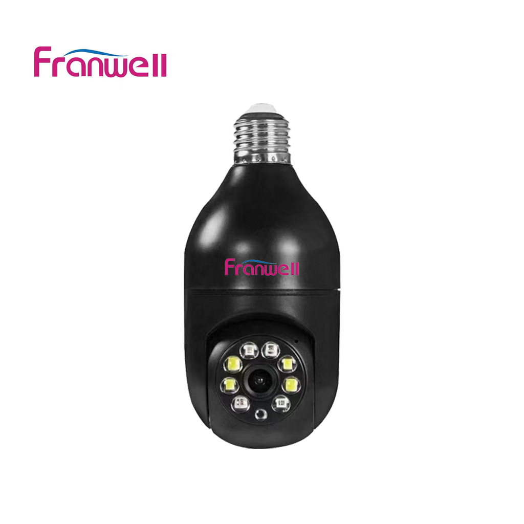 Franwell Q15 Black Bulb PTZ Auto Tracking Night Vision 1080P Wireless ...