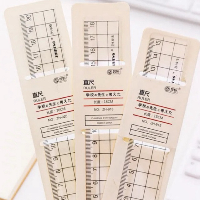 Ruler, Muji Style, Plain Ruler for School | Shopee Malaysia