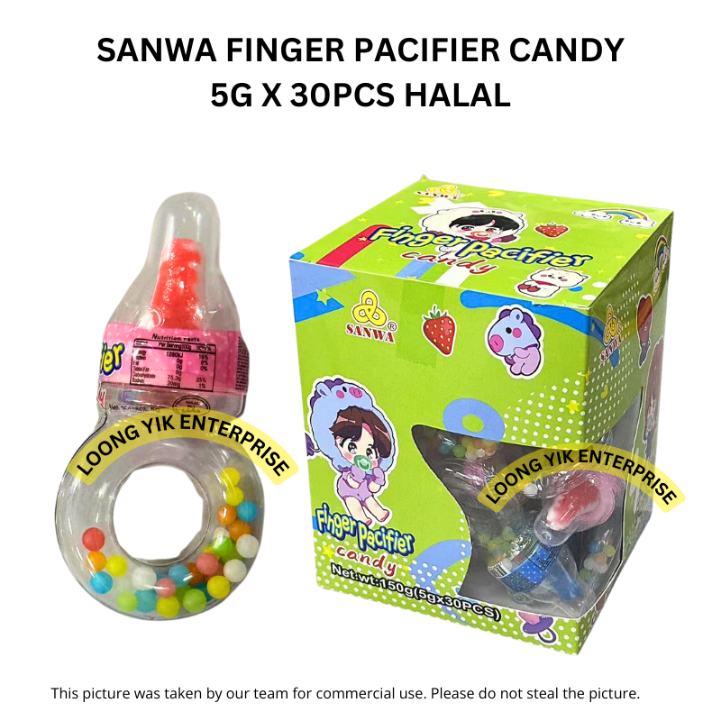 SANWA FINGER PACIFIER CANDY 5G X 30PCS HALAL | Shopee Malaysia