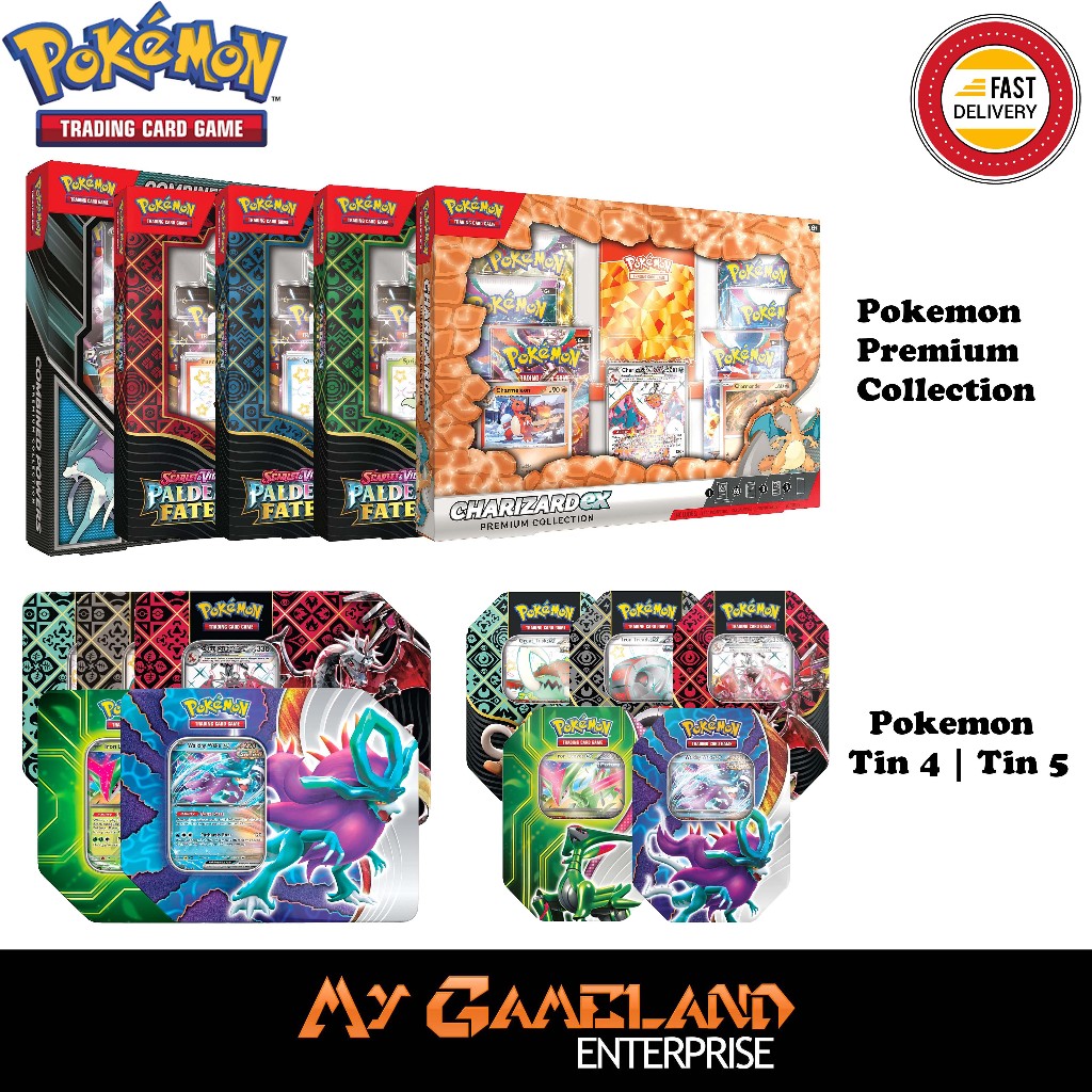 Pokemon Charizard | Combined Powers | Paldean Fates Premium Collection ...
