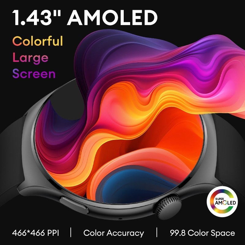Aolon Mars R3 Smart Watch Original AMOLED Always On Display Custom ...