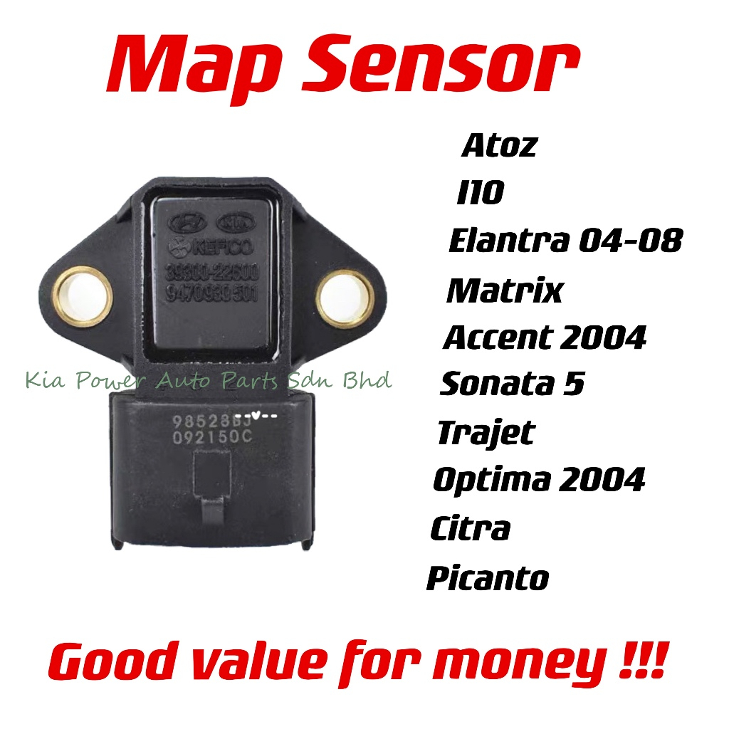 【MAP SENSOR】HYUNDAI ATOZ/I10/ELANTRA 04'-08'/MATRIX/ACCENT 04'/SONATA 5 ...