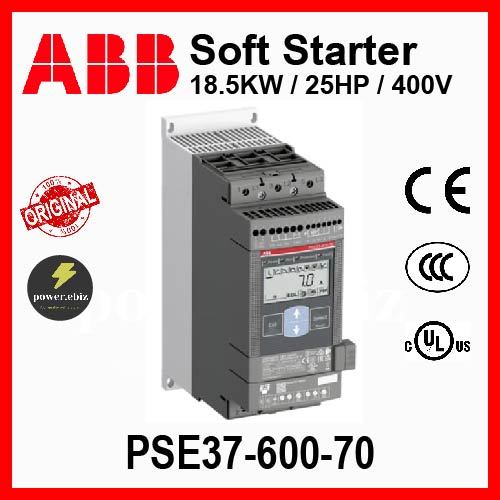 ABB SOFTSTARTER PSE37-600-70 18.5KW / 25HP / 400V Soft Starter ...