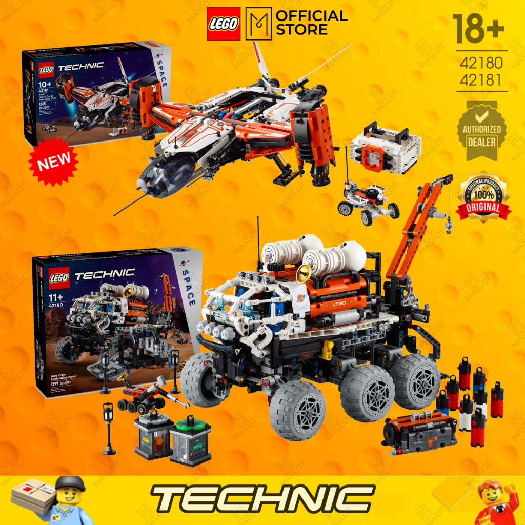 LEGO TECHNIC Mars Crew Exploration Rover 42180 | VTOL Heavy Cargo ...
