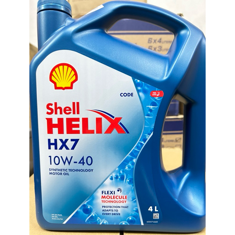 Shell 10W40 SEMI SYNTHETIC HELIX HX7 4L | Shopee Malaysia