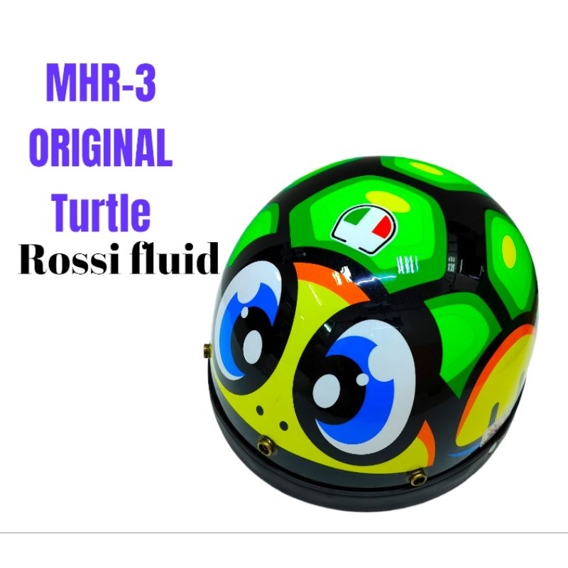 HELMET FALT CUT TURTLE KURA MHR EYE ORIGINAL VISOR REVO & TITAN ...