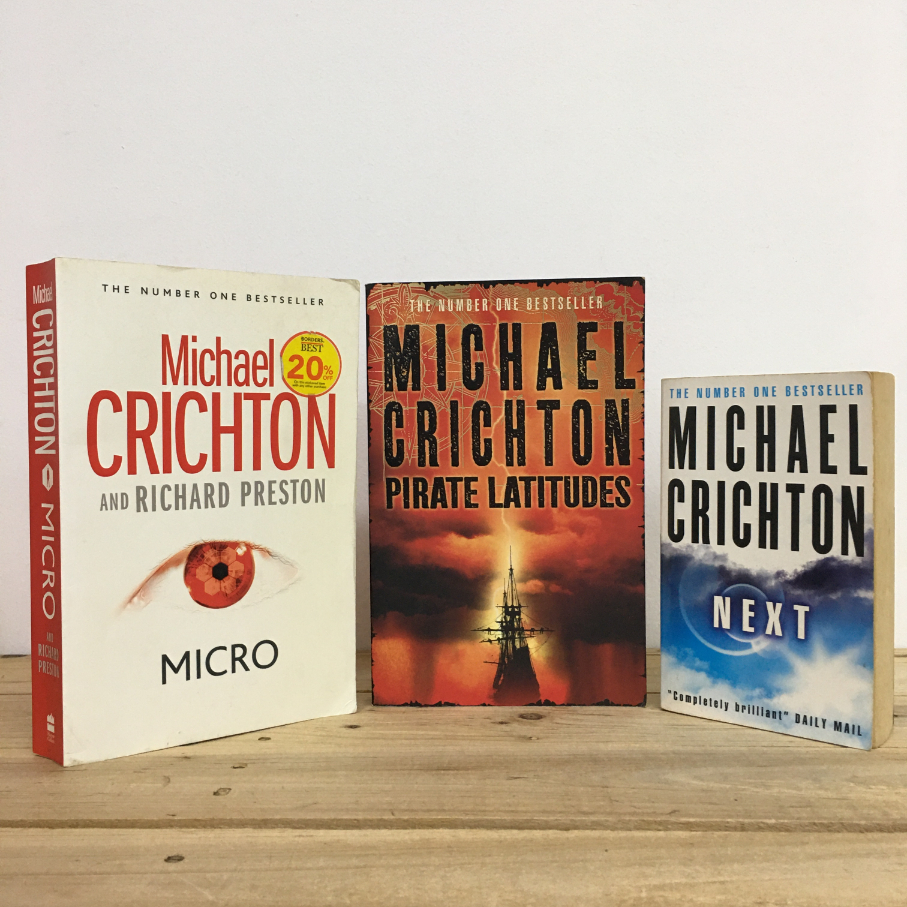 Michael Crichton's Thriller Novels (Preloved) | Shopee Malaysia