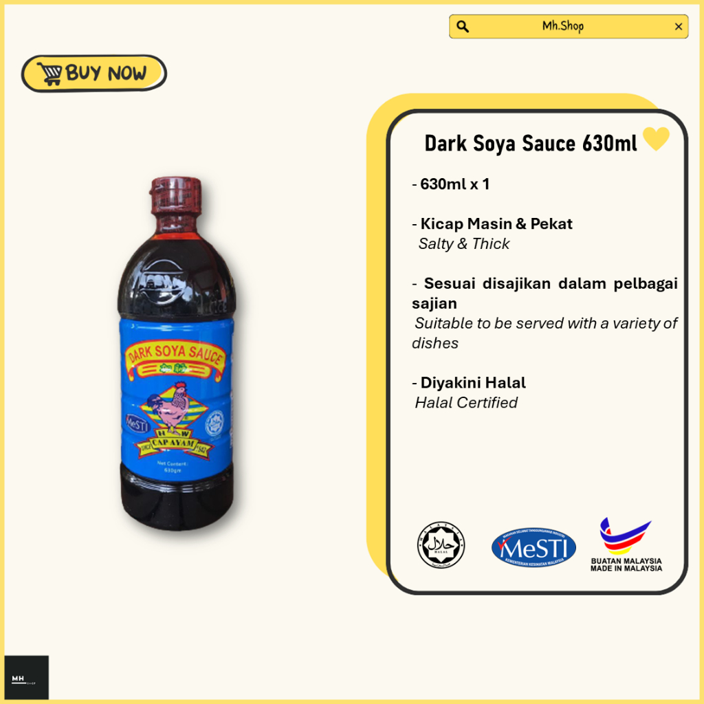 630ml | Kicap Sabah | Kicap Cap Ayam | Kicap | Kicap Cap Ayam Sabah ...