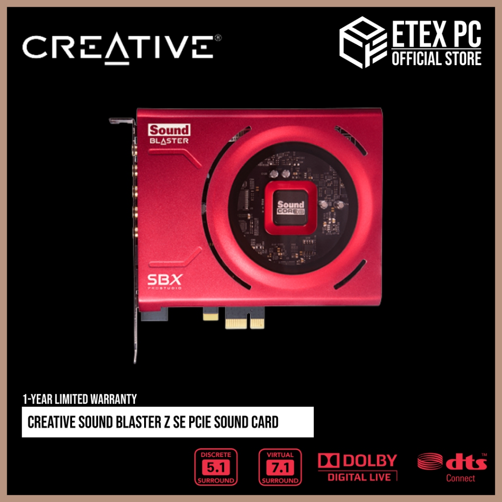 Creative Sound Blaster Z SE PCIe Sound Card # 70SB150000004 | Shopee ...