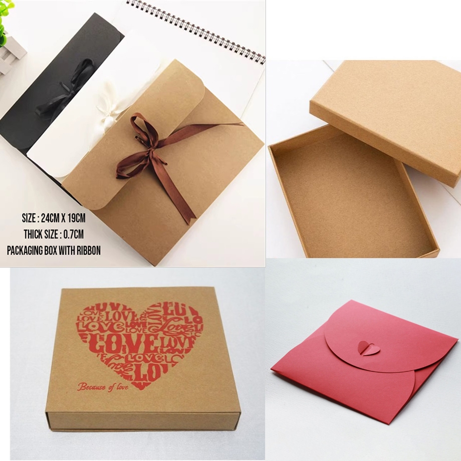 【READY STOCK】Box shirt box cloth box Book box Packaging gift Holder ...