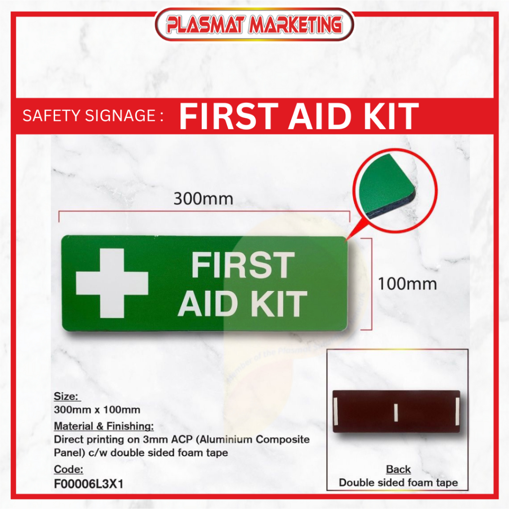 SAFETY SIGNAGE - FIRST AID KIT | Shopee Malaysia