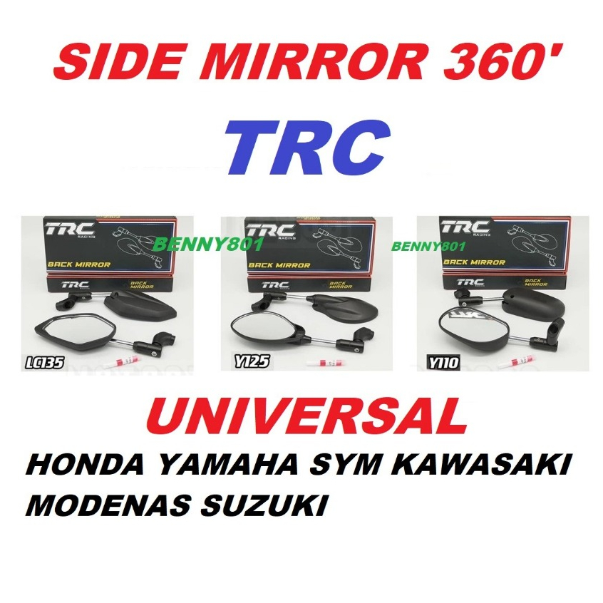 MIRROR SIDE TRC 360' UNIVERSAL CUTTING LC135 Y125Z Y110 SPARK | Shopee ...