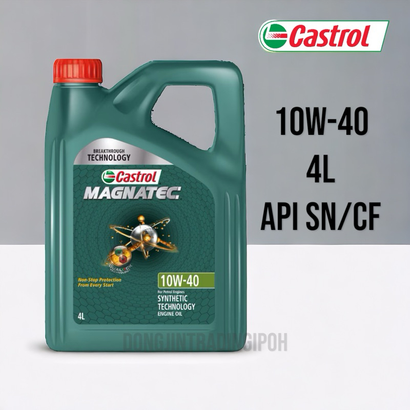 Castrol Magnatec 10w40 Semi Synthetic Engine Oil 4l Minyak Hitam 3338