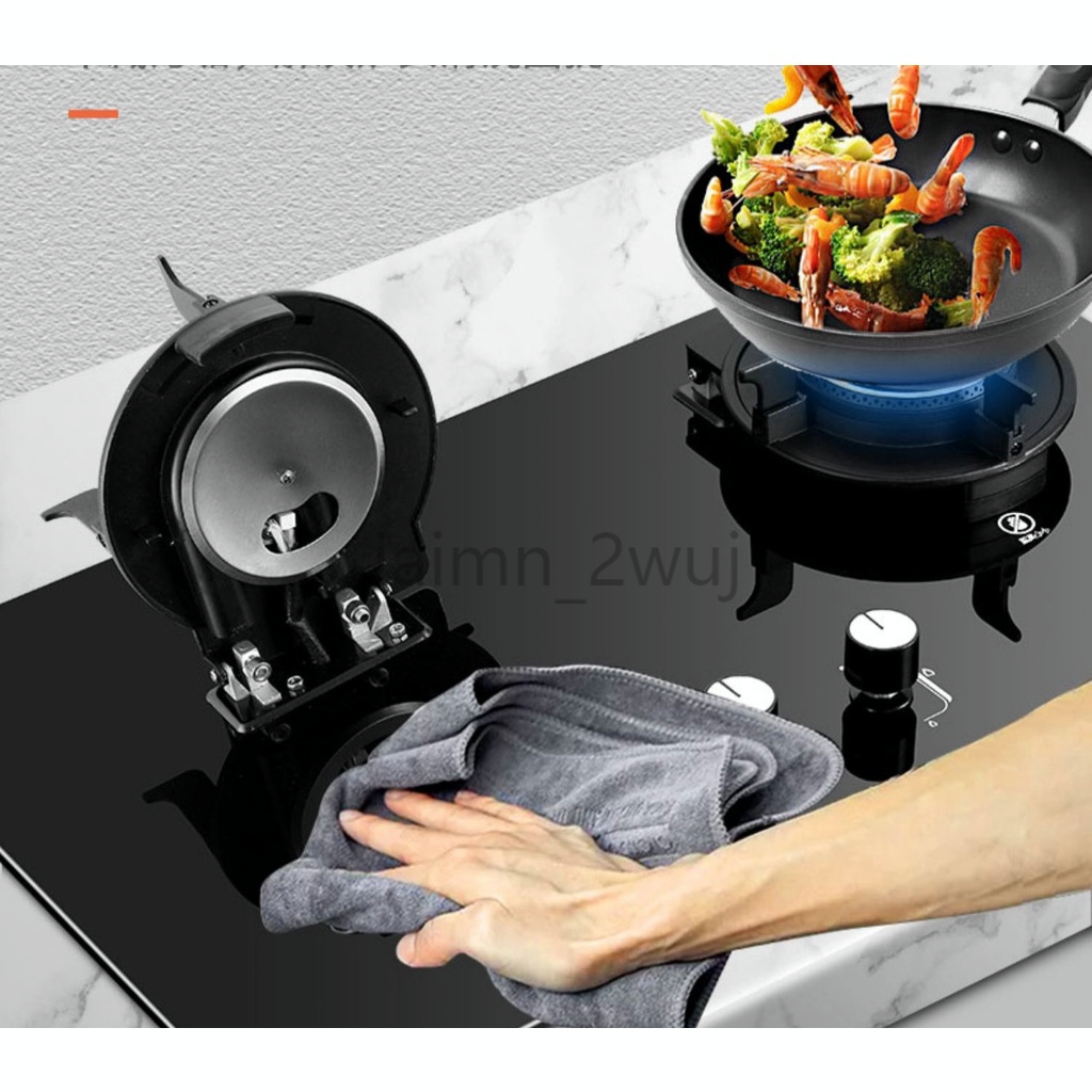 Inset tabletop dual purpose Stove Stainless steel Hob Cooker Double ...