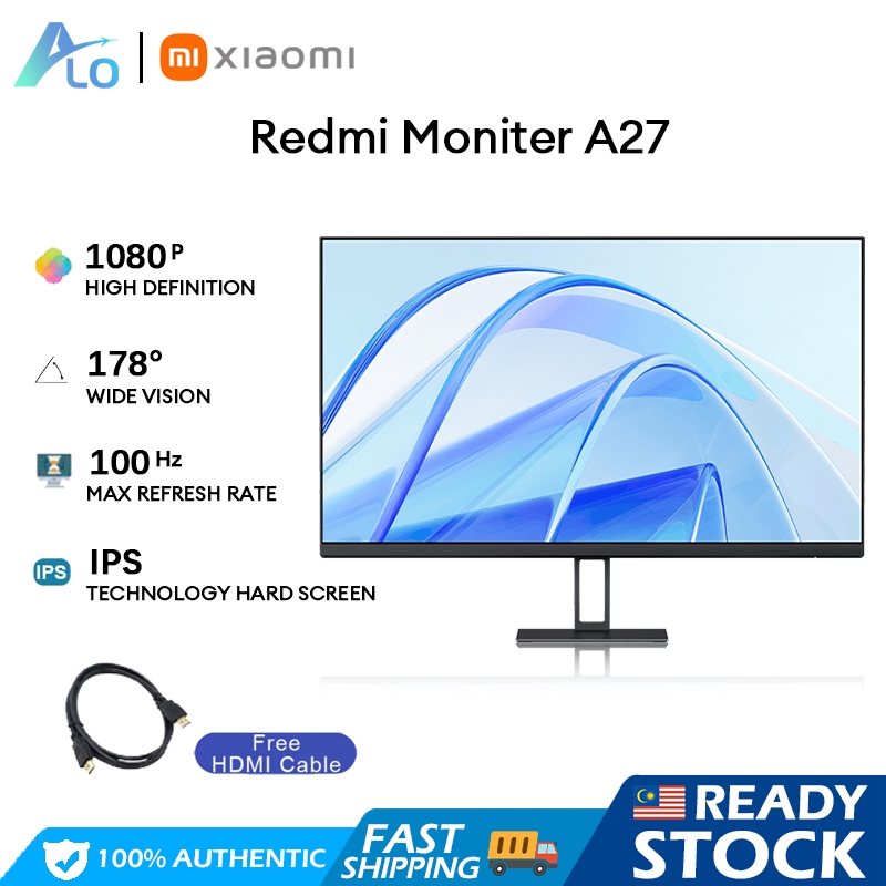 Xiaomi Redmi Monitor A27 Desktop Display 1080P Low Blue Light 178° Wide ...